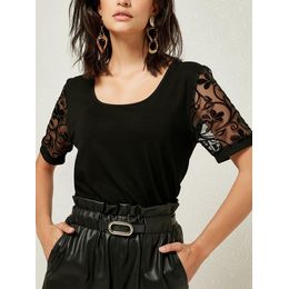 LA Angels Bluse in Schwarz - 69% | Gr&ouml;&szlig;e M | Damen-blusen
