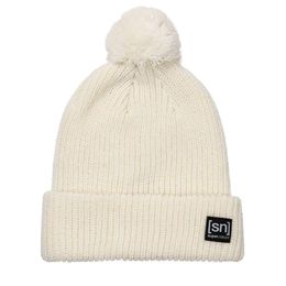 super.natural Beanie "Pom" in Creme - 36% | Damen-muetzen-caps