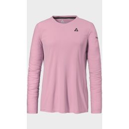 Sch&ouml;ffel Funktionsshirt SCH&Ouml;FFEL "Longsleeve Style Enixa WMN", Damen, Gr. 36, 3105, rosa, Oberstoff: 100% Polyester, V-Ausschnitt, Shirts Funktionsshirt