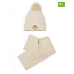 Le Chic 2tlg. Winteraccessoires-set "Rosa & Reya" in Beige - 40% | Gr&ouml;&szlig;e M | Kindermuetzen