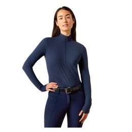 Ariat 1/2 Zip Baselayer Solveil blau Damen M