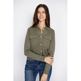 William de Faye Cardigan in Khaki - 71% | Gr&ouml;&szlig;e 38 | Damen-pullover-cardigans