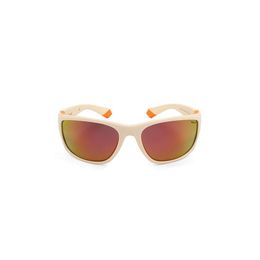 Polaroid Damen-Sonnenbrille in Beige/ Orange - 59% | Gr&ouml;&szlig;e 65 | Damen-brillen
