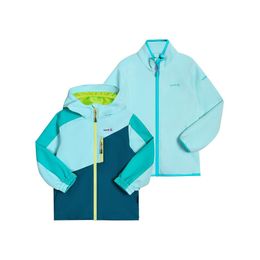 Kamik 3in1-Regenjacke "Estella" in T&uuml;rkis/ Dunkelblau - 62% | Gr&ouml;&szlig;e 104 | Kinder-outdoor-jacken