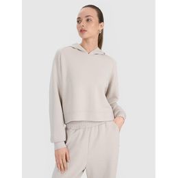 4F Hoodie in Taupe - 48% | Gr&ouml;&szlig;e L | Damen-sweatshirts-jacken