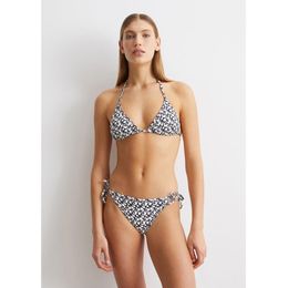 Marc O'Polo Marc O ́Polo Bikini-Oberteil in Creme/ Schwarz - 51% | Gr&ouml;&szlig;e S | Damen-bademode