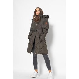 Northwood Wintermantel in Khaki - 80% | Gr&ouml;&szlig;e S | Damenjacken