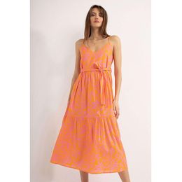 Josephine & Co Josephine & Co Kleid "Dieter" in Orange/ Pink - 58% | Gr&ouml;&szlig;e 34 | Damen-kleider