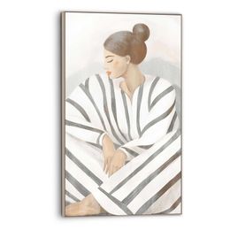 Wandbild Reinders "Zen-Dame", beige (farbe bild(er): beige), B:70cm H:118cm T:3,7cm, Bilder, Wandbild, Schlafzimmer - Beige - MDF - Frauen - 70x118 cm