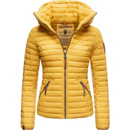 Steppjacke Marikoo "&Uuml;bergangsjacke L&ouml;wenbaby", Damen, Gr. L, gelb, Obermaterial: 100% Nylon NY. Obermaterial: Futter: 100% Polyester PES. 100% Polyester PES., Jacken Steppjacke