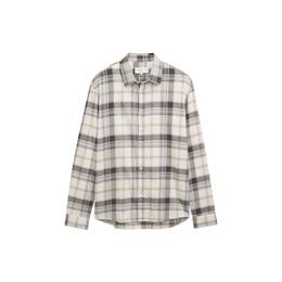 Tom Tailor Denim Herren Relaxed Fit Hemd mit Karomuster, wei&szlig;, Kariert, Gr. XXL