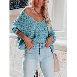 Milan Kiss Pullover in Blau - 60% | Gr&ouml;&szlig;e S | Damen-pullover-cardigans