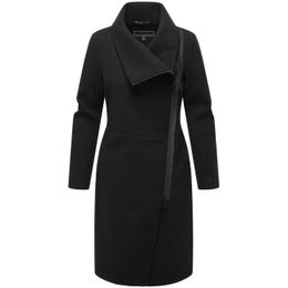 Kurzmantel 4 "Kurzmantel Samtrose 14", Damen, Gr. M, schwarz, Obermaterial: 90% Polyester PES. 10% Viskose CV. Obermaterial: Futter: 100% Polyester PES., M&auml;ntel Kurzmantel