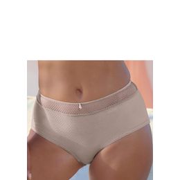 Panty Nuance, Damen, Gr. 36/38, sand, Microtouch, Obermaterial: 85% Polyamid, 15% Elasthan, figurbetont, Unterhosen Panty, mit feiner Zierschleife und Schmuckaccessoire