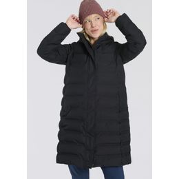 Wintermantel CMP "WOMAN COAT FIX HOOD", Damen, Gr. 44, nero, Obermaterial: 100% Polyester. Futter: 100% Polyester. Wattierung: 100% Polyester, M&auml;ntel Wintermantel, w&auml;rmend & winddicht & wasserabweisend