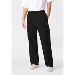 Jogginghose Champion "ICONS Terry Cargo Pants", Damen, Gr. M, N-Gr, nbk, Obermaterial: 67% Baumwolle, 33% Polyester, Hosen Jogginghose, ohne Verschluss, sportlicher Stil