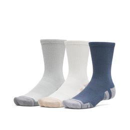 Under Armour 3er-Pack Socken Performance Tech Titanium/Summit White/Clay Green (Gr&ouml;&szlig;e: L)
