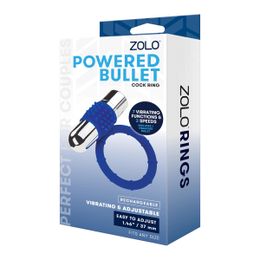 Zolo Powered Bullet Cock Ring, 3,5 cm
