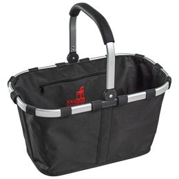 Reisenthel Einkaufskorb carrybag schwarz exclusive, Schwarz, Metall, Textil, 22 L, 48x29x28 cm, faltbar, Freizeit, Koffer & Taschen, Einkaufsk&ouml;rbe