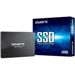 Gigabyte interne SSD "480GB 2,5" Serial ATA III", schwarz, 480 GB, Schreibgeschwindigkeitmaximal 480 MB/s Lesegeschwindigkeitmaximal 550 MB/s, Festplatten, interne SSD