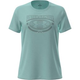 Under Armour Damen T-Shirt Varsity Enamel Blue/Clay Green (Gr&ouml;&szlig;e: L)