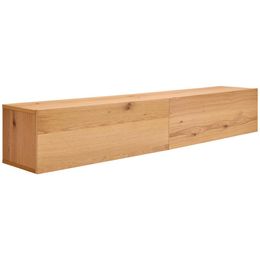 Mid.you Lowboard, Natur, Holz, Holzwerkstoff, Eiche, furniert, 33x30x180 cm, Holzm&ouml;bel, Kleinm&ouml;bel Holz, Holzkommoden, Lowboards Holz