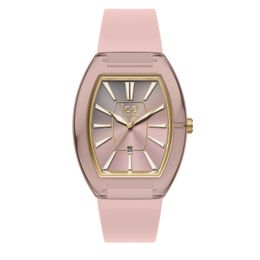 Ice Watch Quarzuhr ICE-WATCH "ICE boliday - Dome - Small - 3H + Date", rosa, Armbanduhren, Damen, Quarzuhr, Armbanduhr, Damenuhr, analog, Datum, Silikonarmband