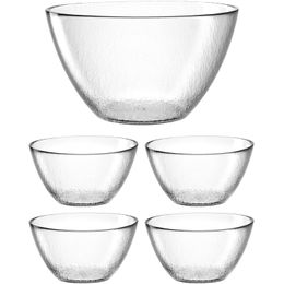 Schale Leonardo "ATTIVO", transparent (klar), B:25cm H:17cm T:25cm, Glas, Sch&uuml;sseln, Schale
