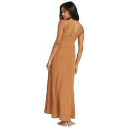 Maxikleid Billabong "Modern Love", Damen, Gr. L, US-Gr&ouml;&szlig;en, beige (doeskin), Obermaterial:55% Walkfrottier 45% Viskose;, Kleider Maxikleid