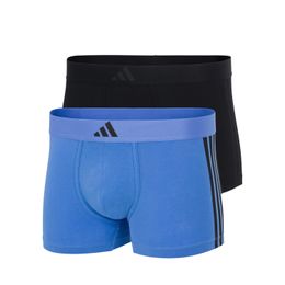 Trunk adidas Sportswear "Active Flex Cotton 3 Stripes", Herren, Gr. S, 903, sonstiges, Single Jersey, Obermaterial: 95% Baumwolle, 5% Elasthan, k&ouml;rpernah, Unterhosen Trunk, flexibler 4-Wege-Stretch, elastisch, Logo-Bund, ohne Eingriff