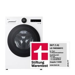 LG LG Waschmaschine Wei&szlig; (EEK A20%*, 9 kg, 1.350 U./Min.) mit AI DD&reg; & TurboWash&reg;360&deg; F4WX809YC F4WX809YC