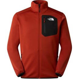 The North Face CREST Fleecejacke Herren - Gr&ouml;&szlig;e L - rot