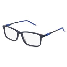 HUGO BOSS Hugo HG 1102 Brille Herren | Fassung: Vollrand, Quadratisch, Blau Matt