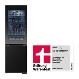 LG InstaView&reg; K&uuml;hlGefrierkombination (C, 349L, 186 cm hoch) mit Smart Inverter Compressor&reg; GBG5160CEV