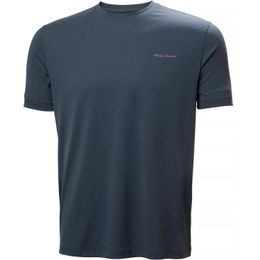 Helly Hansen SKOG GRAPHIC Funktionsshirt Herren - Gr&ouml;&szlig;e S - blau