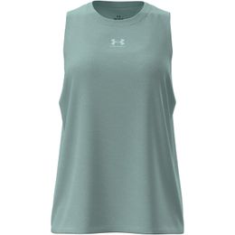Under Armour Damen Tanktop Rival Muscle Enamel Blue (Gr&ouml;&szlig;e: XL)