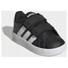 Sneaker Adidas SPORTSWEAR "GRAND COURT 3.0 KIDS", M&auml;dchen, Gr. 22, core schwarz, ftwr wei&szlig;, ftwr wei&szlig;, Synthetik, Textil, Schuhe Sneaker, f&uuml;r Kinder