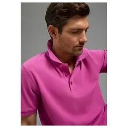 MAN'S WORLD Poloshirt MAN'S WORLD, Herren, Gr. 68/70 (4XL), magenta, Piqu&eacute;, Obermaterial: 100% Baumwolle, unifarben, Basic, regular fit, Rundhals, Flachstrickb&uuml;ndchen, Shirts, Kurzarm, lockere Passform, unifarben, Topseller
