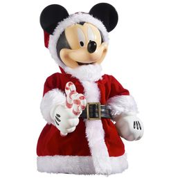 Disney Christbaumspitze Mickey Mouse, Wei&szlig;, Kunststoff, Textil, 26 cm, Dekoration, Weihnachtsdekoration, Weihnachtsbaumschmuck, Christbaumspitzen