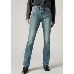 Levi's Bootcut-Jeans LEVI'S "315 Shaping Boot", Damen, Gr. 32, L&auml;nge 34, space odyssey, Denim/Jeans, Obermaterial: 80% Baumwolle, 19% Polyester, 1% Elasthan, lang, Jeans, Topseller