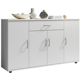 Livetastic Kommode, Wei&szlig;, Kunststoff, 3 F&auml;cher, 1 Schublade(n) Schubladen, 118x70x30 cm, Beim&ouml;bel erh&auml;ltlich, Wohnzimmer, Kommoden & Sideboards, Kommoden