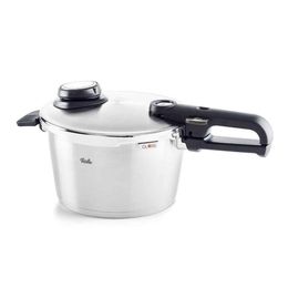Fissler Schnellkochtopf Vitavit Premium, Silber, Metall, 4,5 L, einstellbare Kochstufen, Kochen, T&ouml;pfe, Schnellkocht&ouml;pfe