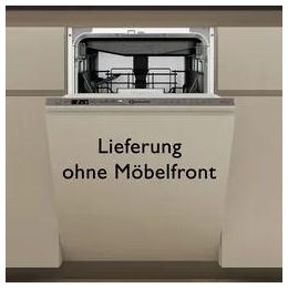 Bauknecht vollintegrierbarer Geschirrsp&uuml;ler, Energieeffizienz: A (A-G), wei&szlig; (grau), B:44,8cm H:82cm T:55,5cm, Geschirrsp&uuml;ler