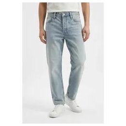 Jack & Jones Loose-fit-Jeans JACK & JONES "JJIEDDIE JJORIGINAL", Herren, Gr. 32, L&auml;nge 34, blau denim, Denim/Jeans, Obermaterial: 100% Baumwolle, Abriebeffekte, loose fit, Jeans