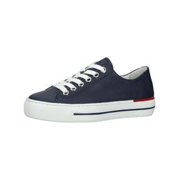 Sneaker Paul Green "Paul Green Sneaker Glattleder", Damen, Gr. 40,5, dunkelblau, Glattleder, Schuhe Sneaker