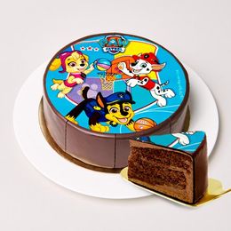 Dessert-Motiv-Torte &bdquo;Paw-Patrol&ldquo;