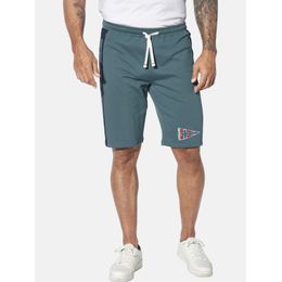 Jogginghose Jan Vanderstorm "Doppelpack Jogginghose HARAL", Herren, Gr. 3XL, N-Gr, rot (dunkelrot petrol), Obermaterial: 100% Baumwolle CO., Hosen Jogginghose