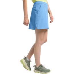Skort Jack Wolfskin "Power&trade; Leg & Back, Gr&ouml;&szlig;e M, mit Akku, Classic Base Schwarz", Damen, Gr. 34, blau (mid, blau), Obermaterial: 87% Polyester, 13% sonstige Fasern, R&ouml;cke Skort