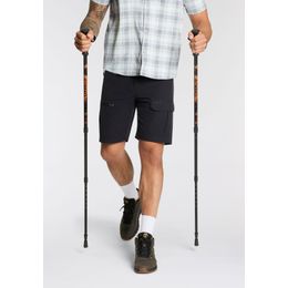 Cargoshorts CMP "MAN BERMUDA", Herren, Gr. 48, N-Gr, blau (antracite), Obermaterial: 92% Polyamid, 8% Elasthan, Hosen