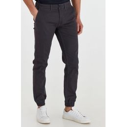 Chinohose Blend "BHPellini", Herren, Gr. 36, L&auml;nge 32, ebony grau, Web, 98% Baumwolle, 2% Elasthan, unifarben, slim fit lang, Hosen Chinohose, Stoffhose mit normalem Bund und schmalem Beinen - Slim Fit